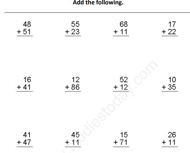 cbse-class-1-maths-add-the-following-assignment